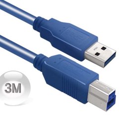 와이어맥스 USB 3.0 AM-BM 케이블 3M N-4403 연장선 USB케이블 네트워크 PC 악세서리 - SSG.COM