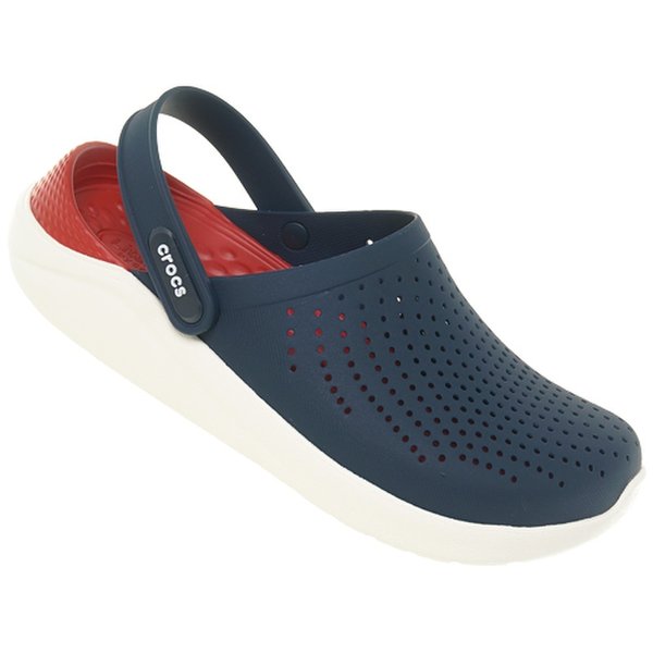 크록스 204592-4CC LiteRide Clog (남흰빨) 아쿠아슈즈 슬리퍼 라이트라이드 클로그 샌들 샌달 신발 ...