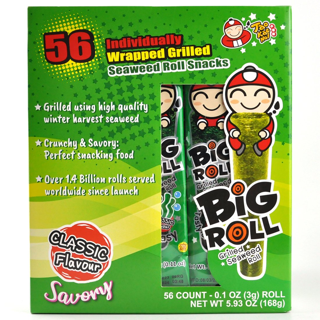 코스트코 타오케노이 빅롤 그릴드 씨위드롤 클래식향 168g (3g x 56개), 믿고 사는 즐거움 SSG.COM