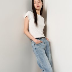 WOMAN 슬림 크루넥 반팔티 [4COL] / WBE2L01512 - SSG.COM