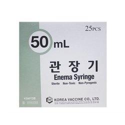 한국백신 50mL 관장기 일회용 주사기 - SSG.COM