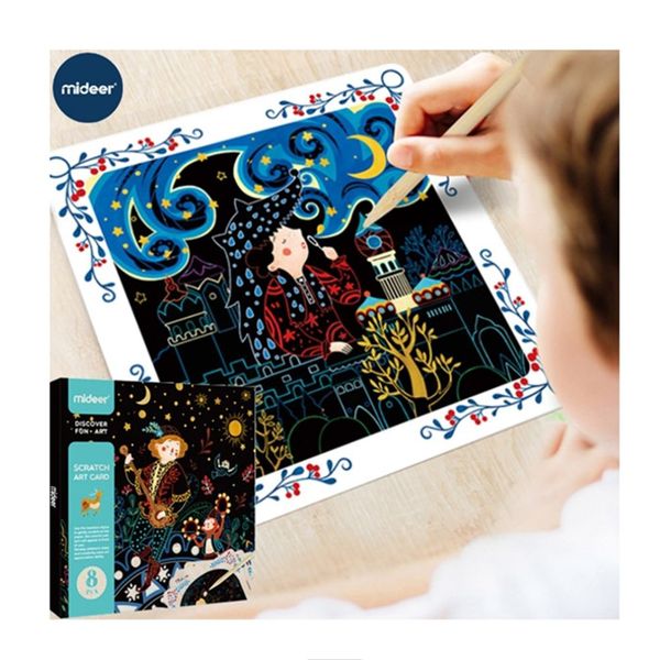 스크래치보드 스크레치아트보드 스크래치카드(8P ) - SSG.COM