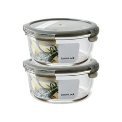 [본사] Locknlock 2set 유로 내열밀폐 원형 950ml - SSG.COM