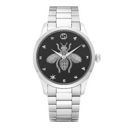 구찌 YA1264136 (609936 I1600 8489) G-타임리스 벌 공용 메탈시계 - SSG.COM