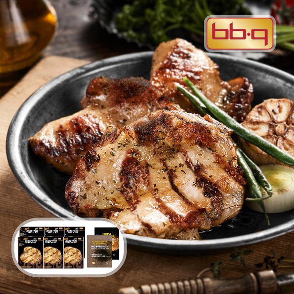 BBQ 통살 닭다리 직화구이 115g x 6팩 + 시즈닝2봉(블랙페퍼/치즈) 증정 - SSG.COM