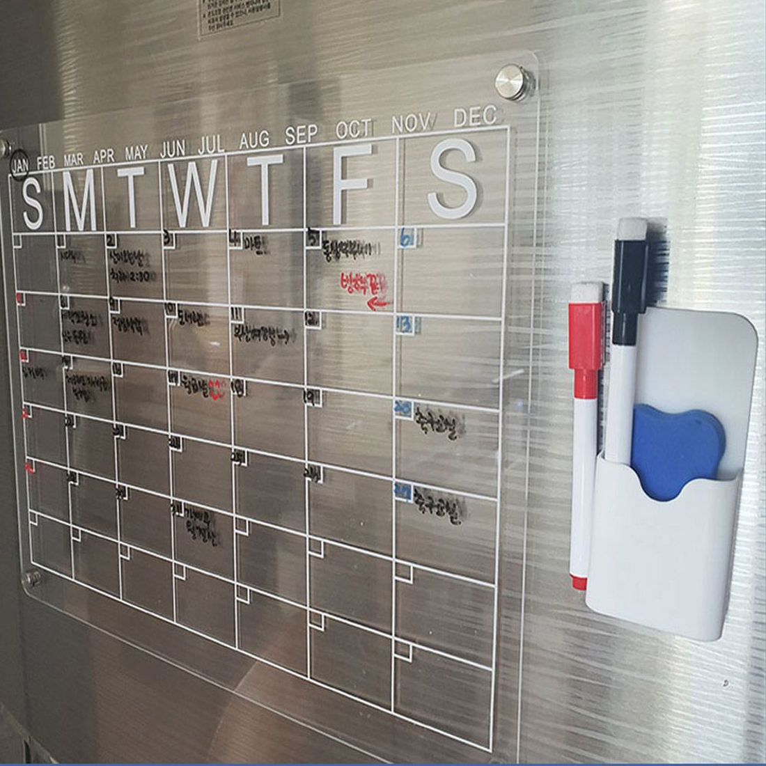 LW 냉장고 아크릴 자석보드 메모 알림 스케쥴러, 믿고 사는 즐거움 SSG.COM