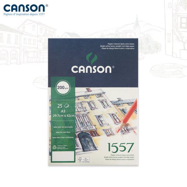 캔손 1557 스케치북 200g 29.7x42 25매입 1면제본/A3드로잉패드/스케치패드 - SSG.COM
