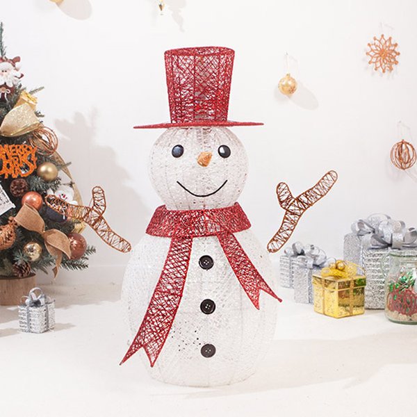 크리스마스 LED 눈사람 대형 장식 니켈 40cm 소품 용품 데코 이벤트 파티 꾸미기 로비 매장 - SSG.COM