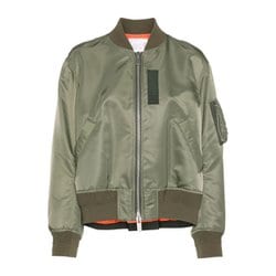 [해외배송] 사카이 카키 리브드 밴드 칼라 집업 봄버 재킷 SCW 201 501 - SSG.COM