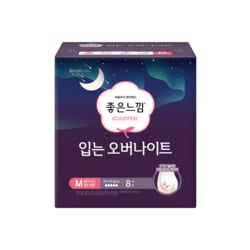 좋은느낌 입는오버나이트 중형 생리대 8P - SSG.COM