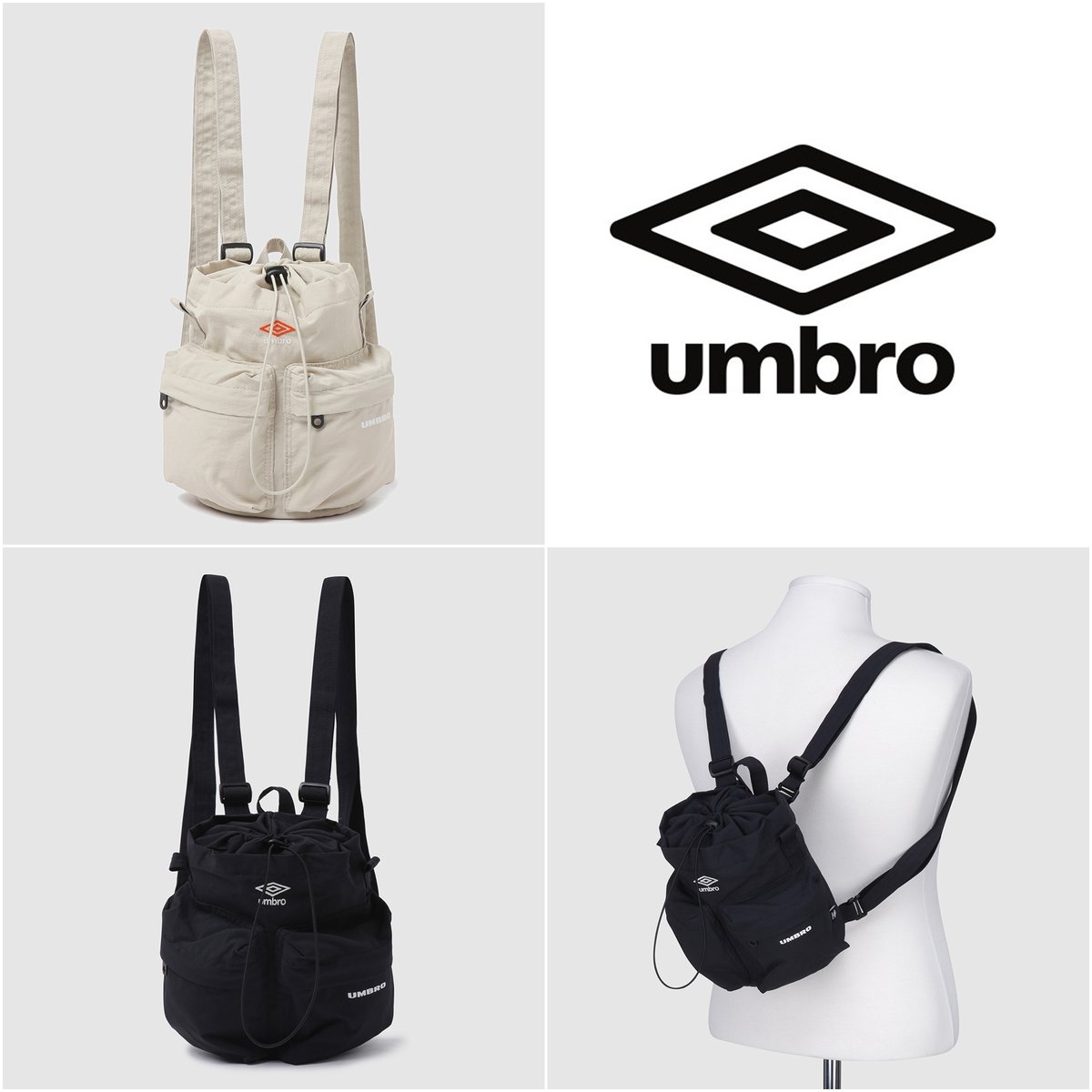 UMBRO 3WAY 경량 미니 백팩 (5L) 2컬러 UP123CBP15 - SSG.COM