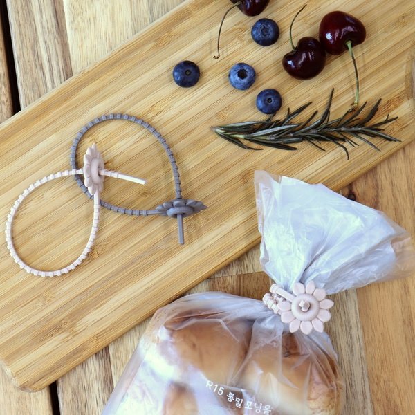 우디핑크 실리콘 밀봉타이 봉지끈 4P - SSG.COM