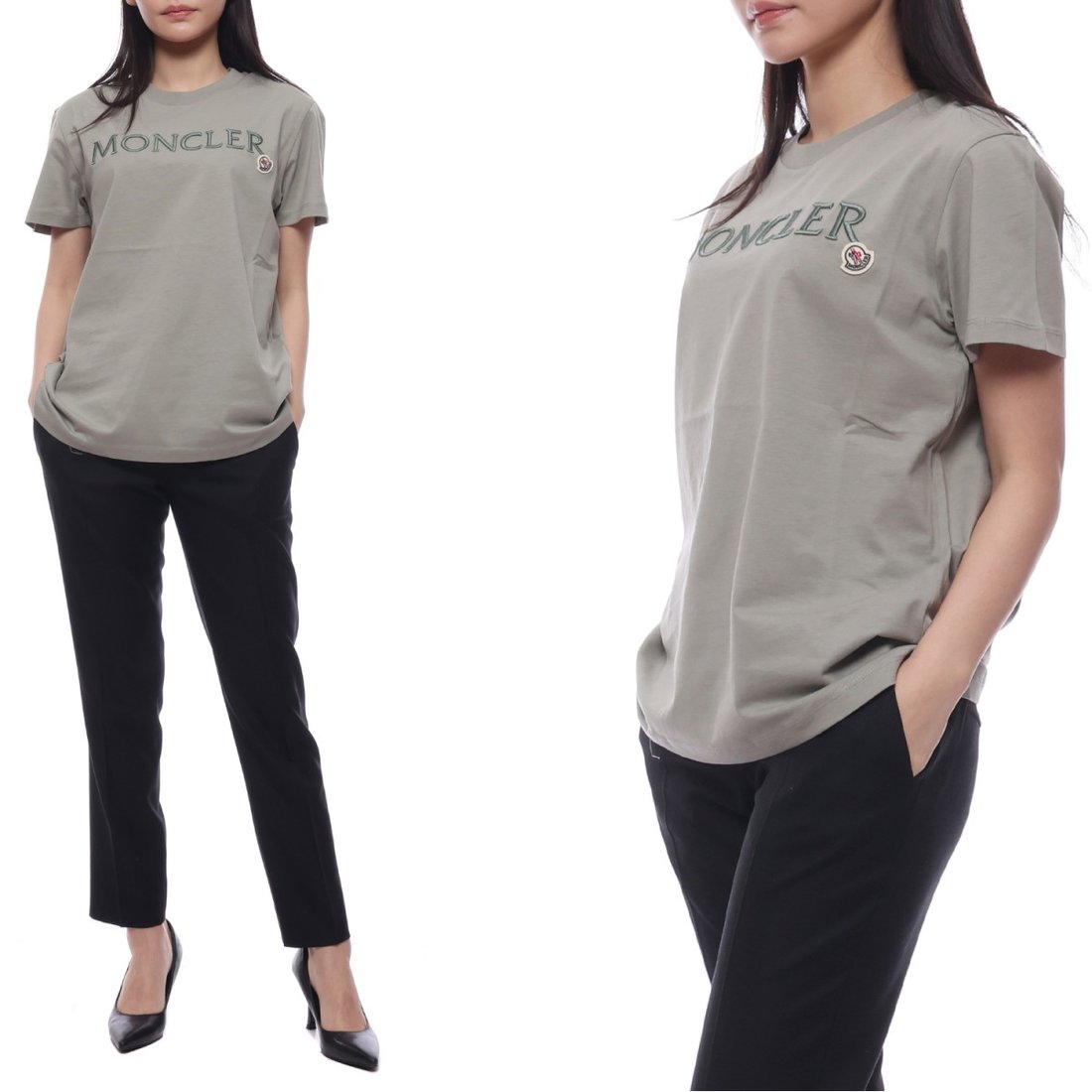 [몽클레르] 24SS 여성 로고 자수 반팔티셔츠 (8C00006 829HP 92G 24S), 믿고 사는 즐거움 SSG.COM