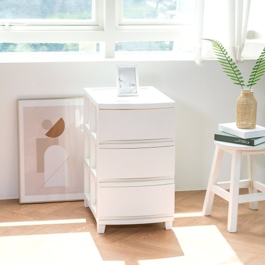 3단 라이프랩 서랍장 40cm 화이트 서랍박스/수납박스/플라스틱서랍..., 믿고 사는 즐거움 SSG.COM