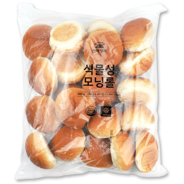 신라명과 식물성 모닝롤 480g(24g x 20개) 비건 모닝빵 플레인 - SSG.COM