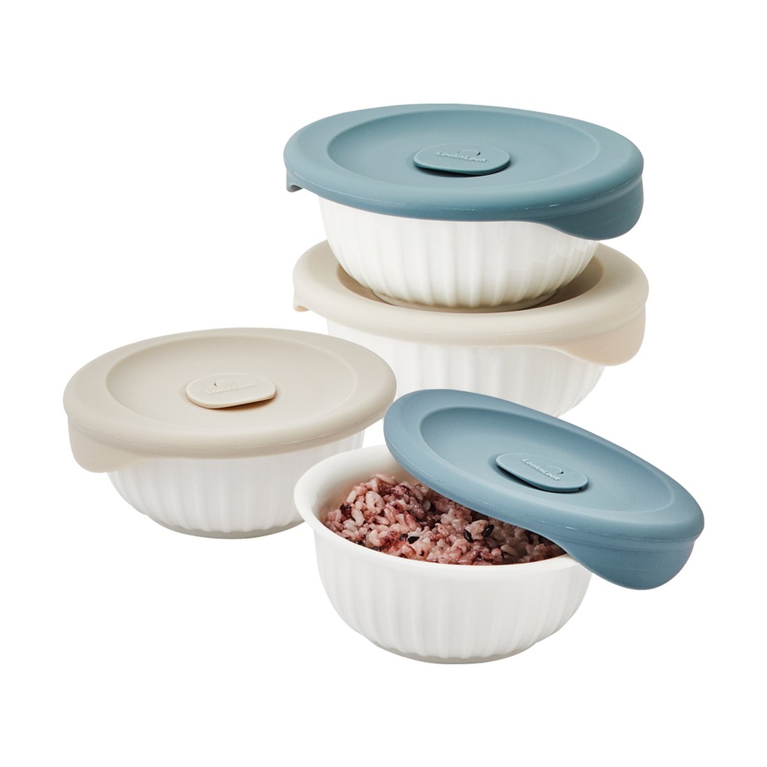 [본사] 락앤락 바로한끼 도자기 밥용기 250ml 2P X 2SET 총 4개, 믿고 사는 즐거움 SSG.COM