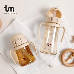 [빨대세척솔 증정]원터치락 PPSU 빨대컵 돗람이 바닐라 180ml/280ml - SSG.COM