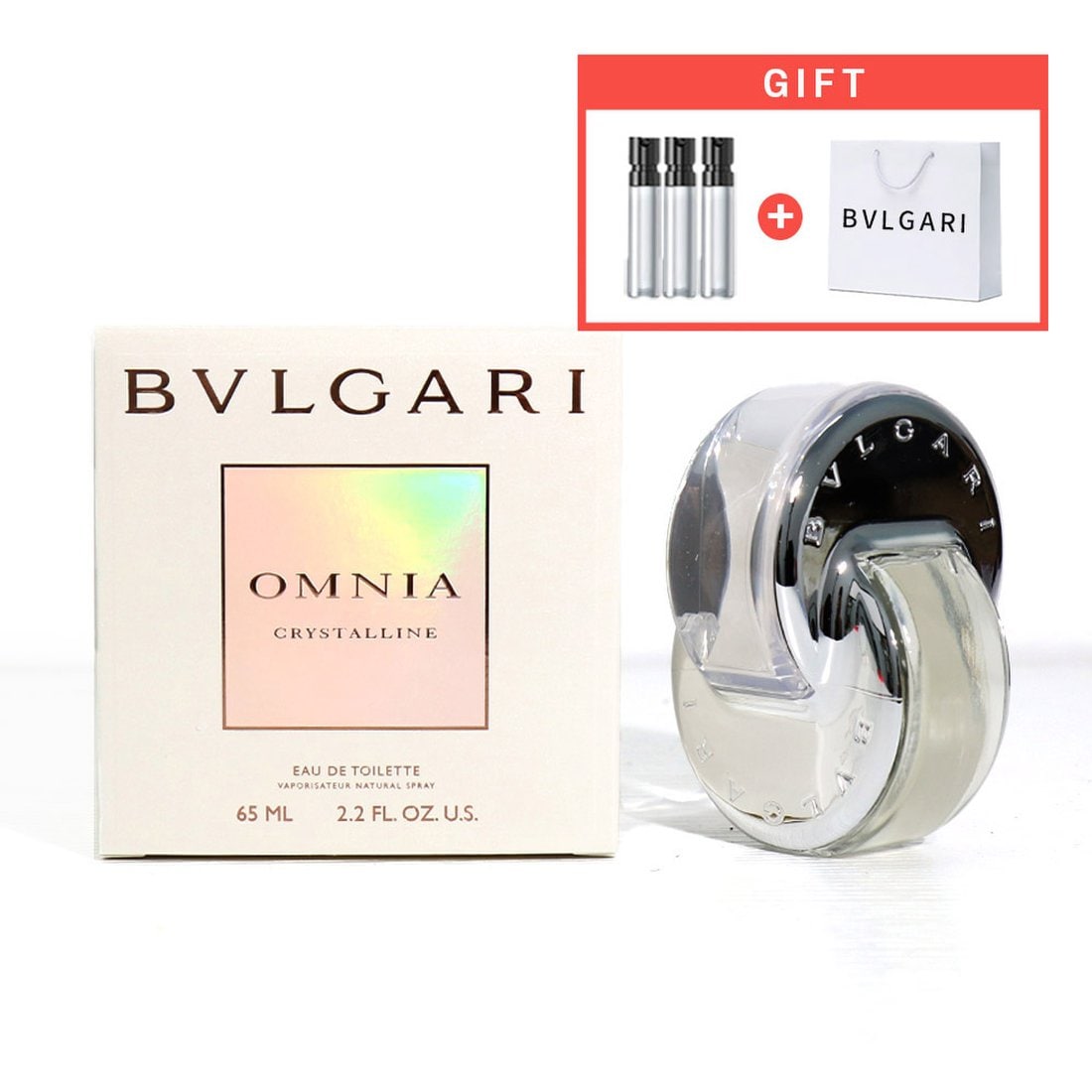 불가리 옴니아 크리스탈린 EDT 65ml + 앰플3종 + 불가리 쇼핑백, 믿고 사는 즐거움 SSG.COM