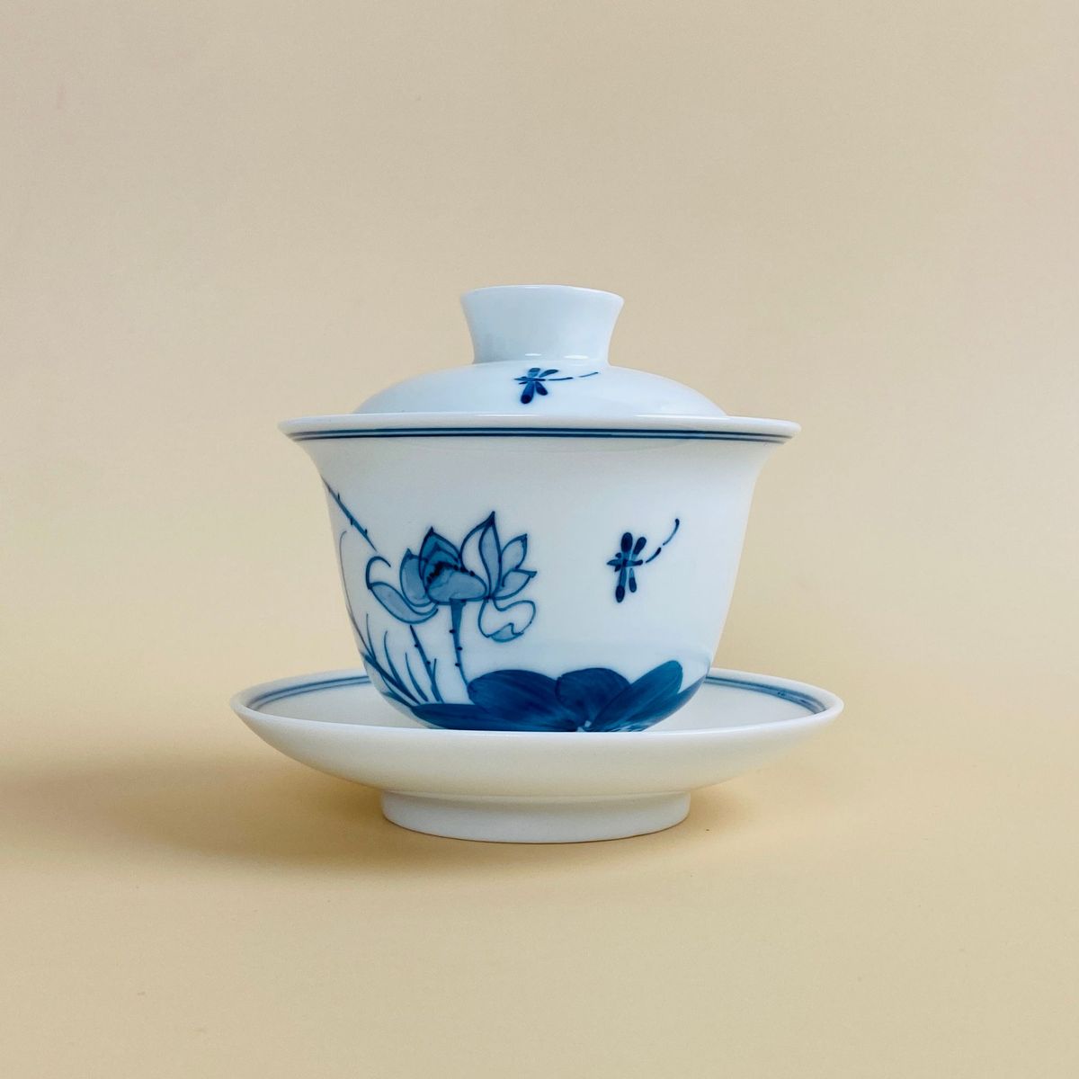 백자 잠자리꽃 개완 개합잔 찻잔 130ml - SSG.COM