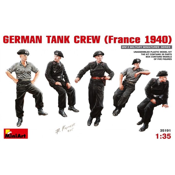 BE35191 1/35 German Tank Crew. Winter (France 1940) - SSG.COM