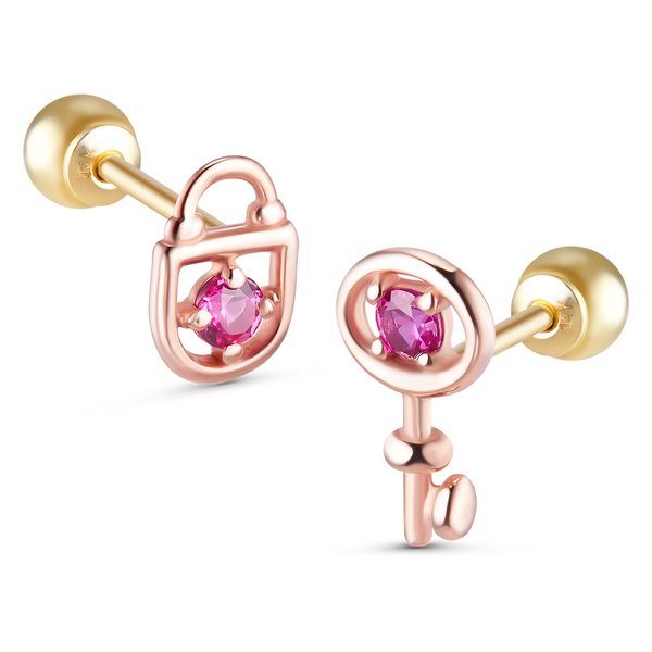 [도로시] 14k 쿠잉쿠잉 락앤키 피어싱(2type)(1개) - SSG.COM