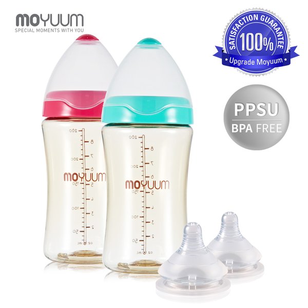 45%체험특가★프리미엄 PPSU 노꼭지 젖병 260ml 2팩+듀얼 커브 젖꼭지(2ea) 세트 - SSG.COM