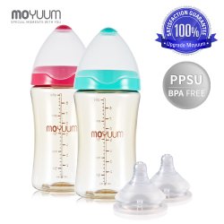 45%체험특가★프리미엄 PPSU 노꼭지 젖병 260ml 2팩+듀얼 커브 젖꼭지(2ea) 세트 - SSG.COM