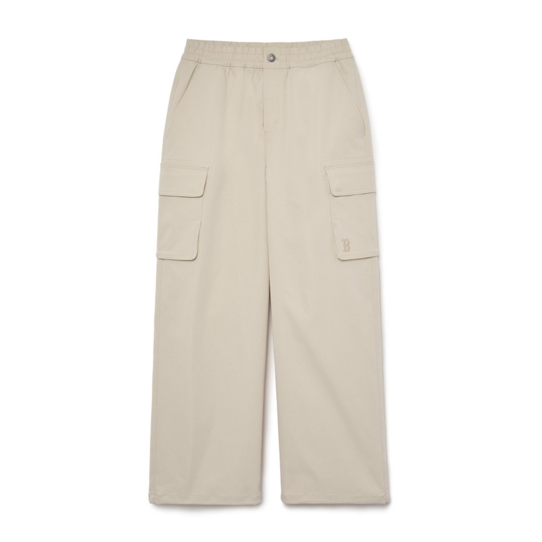 여성 베이직 미디움로고 코튼 와이드 카고 팬츠(3FWPB0134-43BGL), 신세계백화점