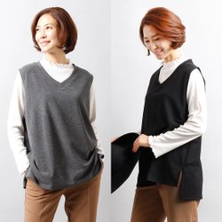 빅사이즈 WW 여유브이골지조끼 3300 여성의류 - SSG.COM