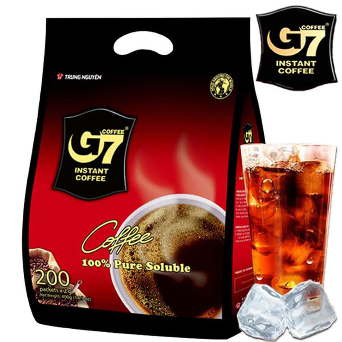 G7 베트남 블랙커피 2g x 200개입 봉지타입 (종이박스 랜덤발송), 믿고 사는 즐거움 SSG.COM