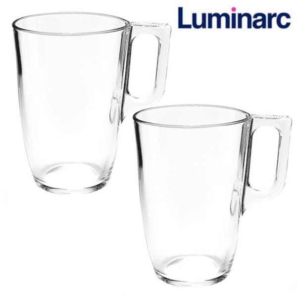 강화유리 머그컵 320ml 2P세트 하이볼 아이스아메리카노잔 내열유리컵 라떼 -씨와이더블유글로벌[무료배송] - SSG.COM