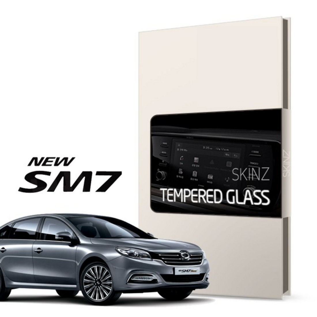 르노삼성 SM7 뉴아트 7인치 네비게이션 강화유리 1매 -스킨즈, 믿고 사는 즐거움 SSG.COM