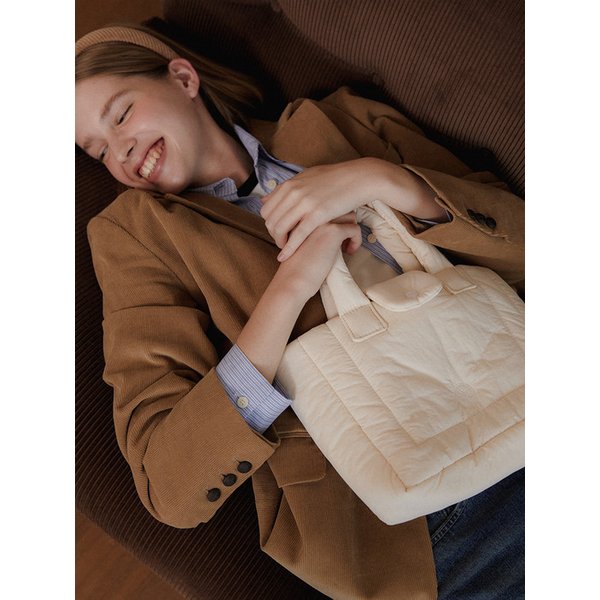 ANC PADDING TOTE BAG_IVORY - SSG.COM
