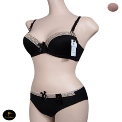 [M7] 여자 브라 레이스 B컵 포인트 골져스 갈색 팬티 - SSG.COM