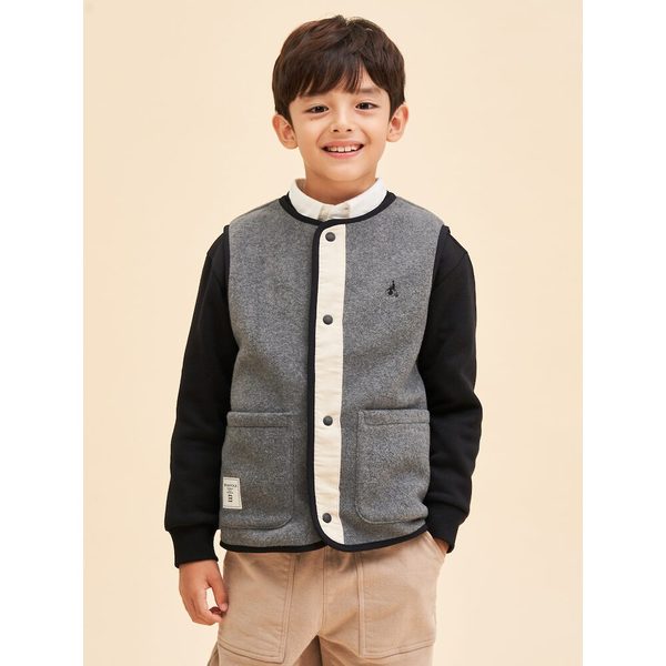 [BEANPOLE KIDS] 플리스 베스트 애쉬 (BI3841U054) - SSG.COM