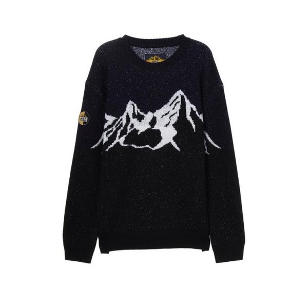 [21FW 헤지스 남성]HRC 네이비 마운틴 자카드 울혼방 스웨터_HZSW1D692N2 - SSG.COM