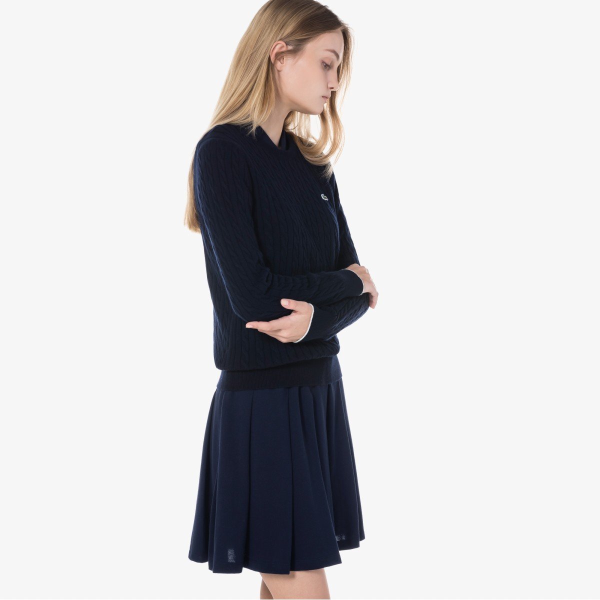 여성 케이블 크루넥 스웨터 AF257E-52NM 166 - SSG.COM