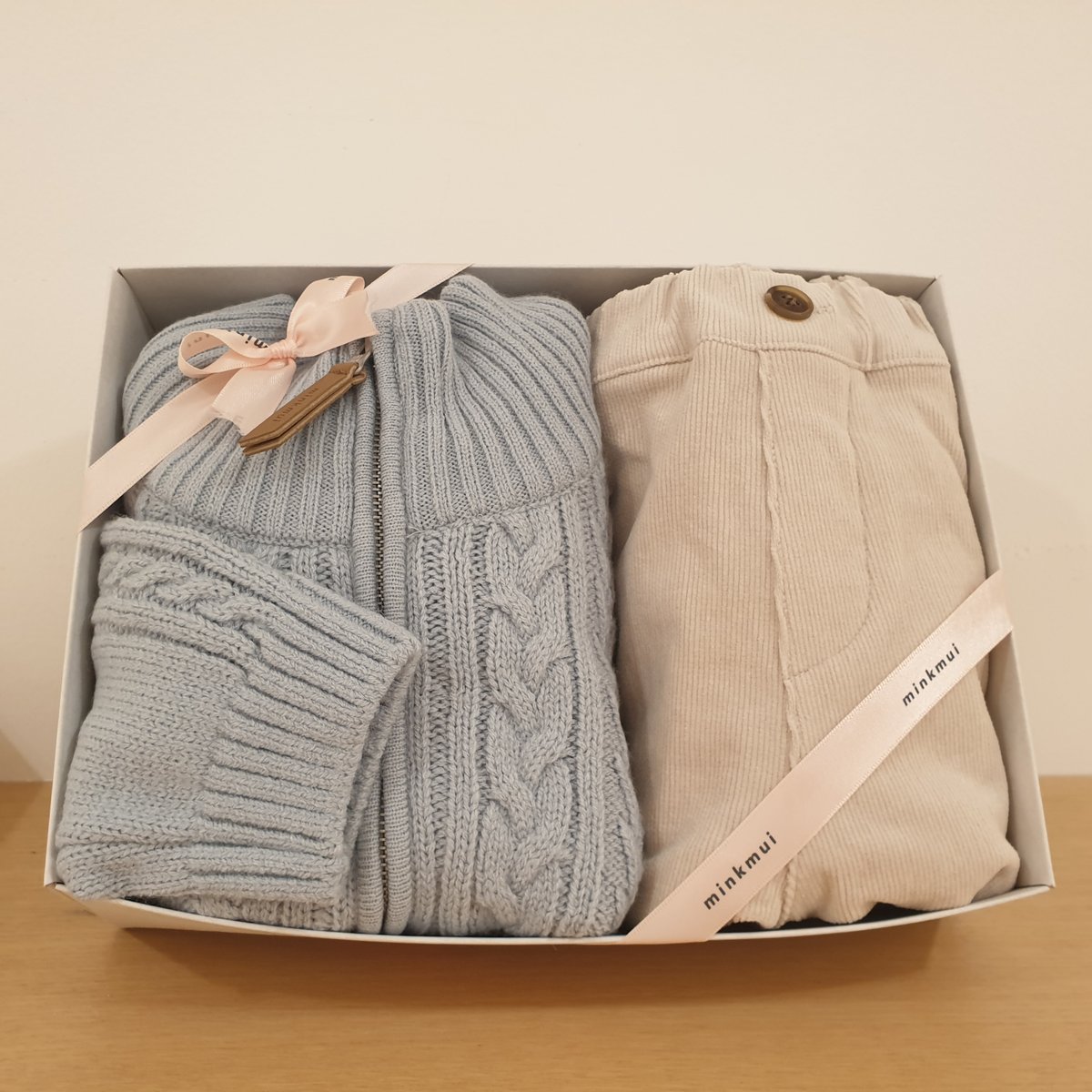 [23F/W신상품]BL)캐시니트집업가디건&코듀로이스판팬츠세트(33A14-200-04*33A15-410-04) - SSG.COM