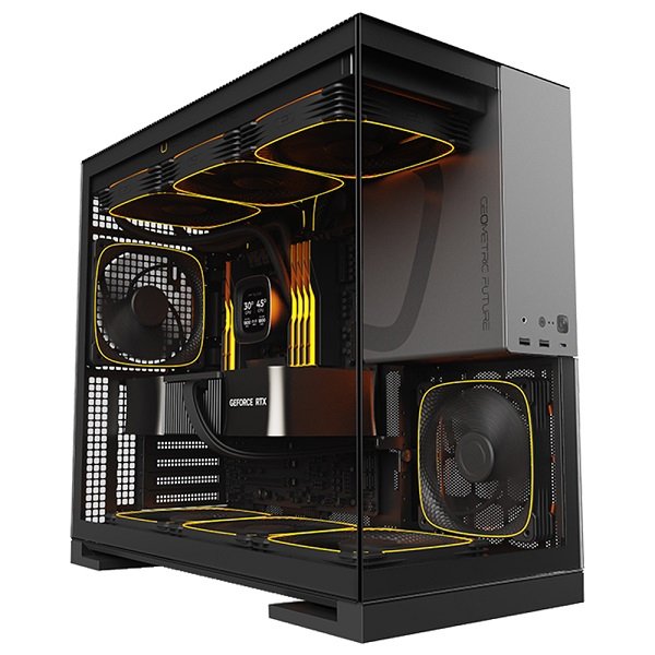 GEO메트릭퓨쳐 Model5 미들타워 케이스 블랙 - SSG.COM