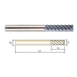 4G MILL45도엔드밀(6F) D10X10X25X75 (SEME75100) 4SCE6-100 - SSG.COM