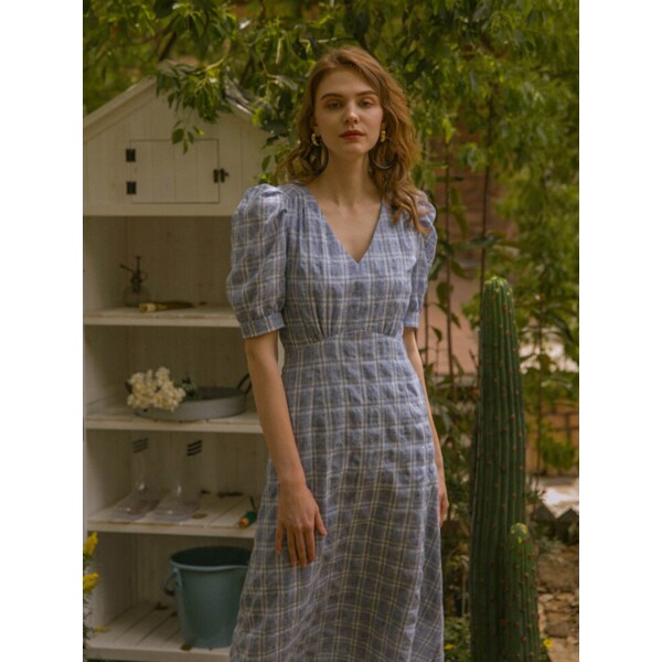 ROSA volume v neck dress[BL] - SSG.COM