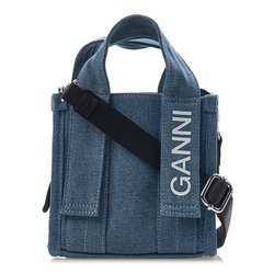 [가니] 여성 미니 테크 데님 토트백 A5459 630 - SSG.COM