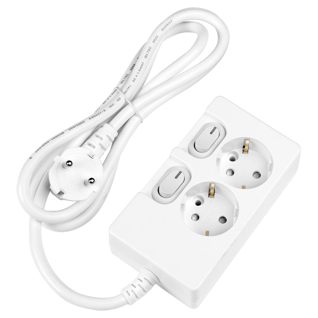 홈365 국산 개별멀티탭 2구 1.5m / 16A 콘센트 멀티콘센트, 믿고 사는 즐거움 SSG.COM