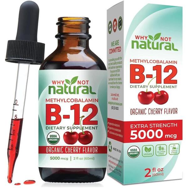 와이낫내추럴 비타민 B12 리퀴드 5000 mcg 드롭 비건 60ml - SSG.COM