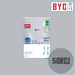 [BYC 본사]에어로쉬 반팔런닝(5매입) OEW0006 - SSG.COM