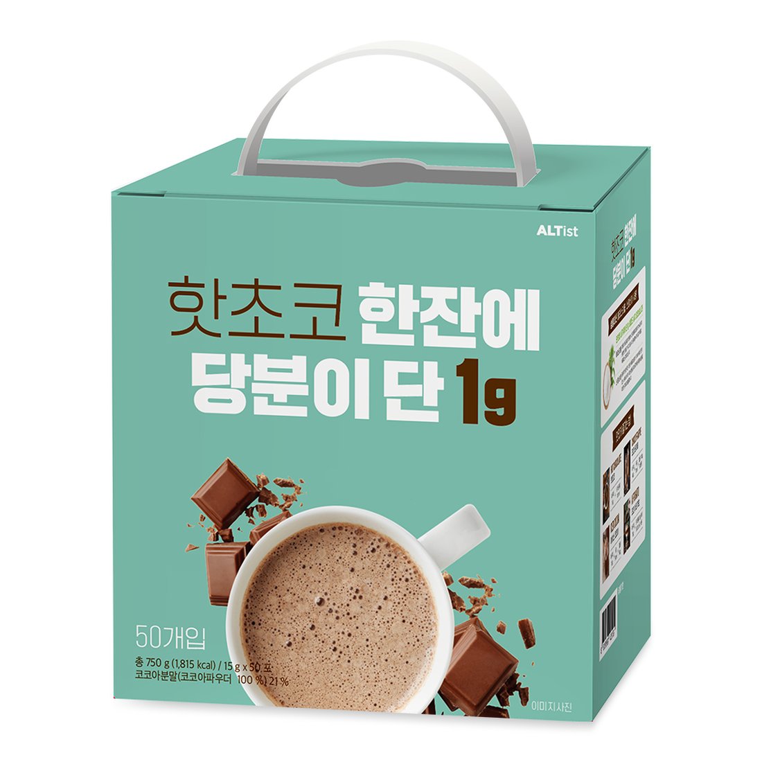[무설탕] 핫초코 한잔에 당분이 단 1g, 15g x 50T, 이마트몰, 당신과 가장 가까운 이마트