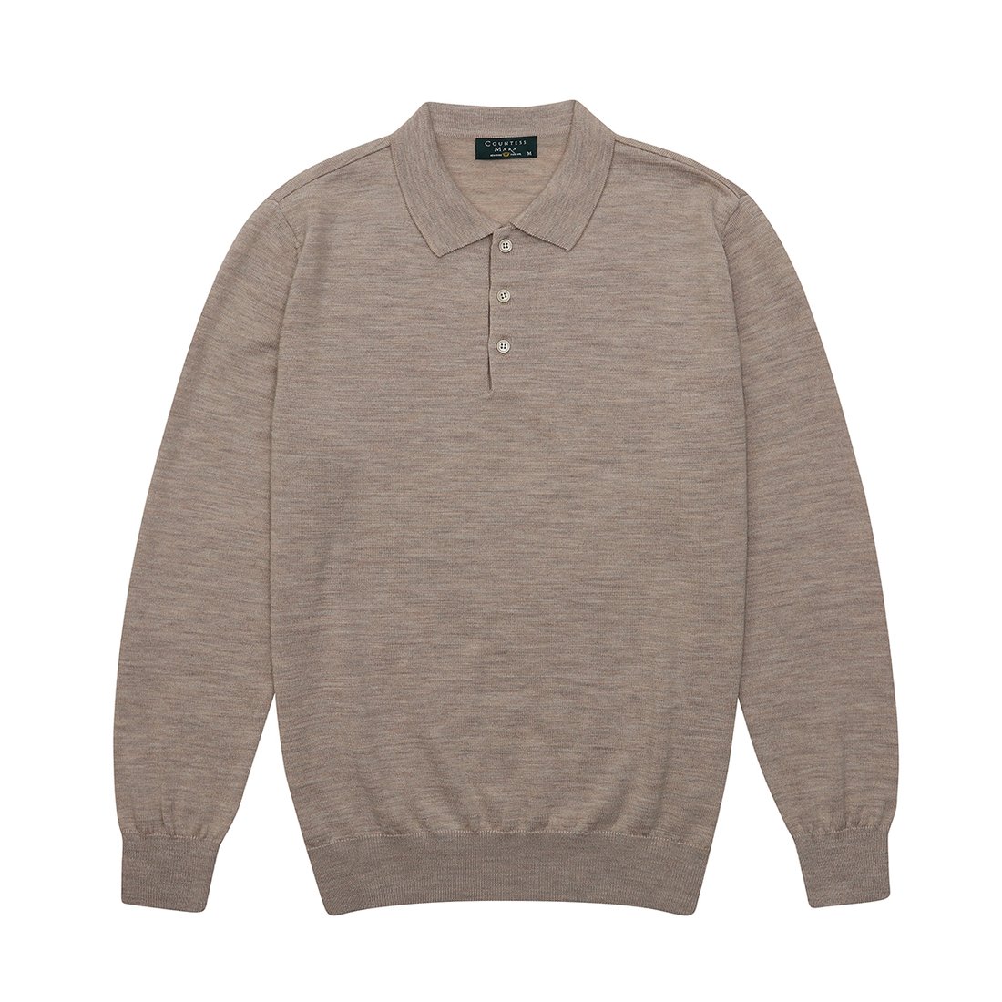 21FW 울100% 아이보리 폴로 니트 CSTU3B1109E0, 믿고 사는 즐거움 SSG.COM