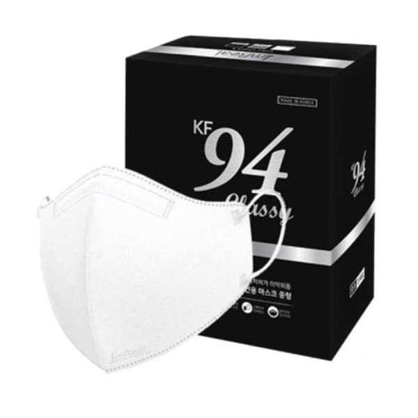 아임리얼 클래시 KF94 마스크 중형 1매입 화이트 30매_P313647836 - SSG.COM