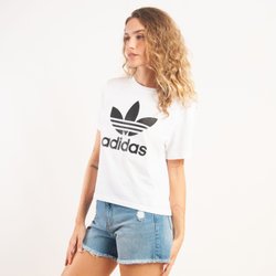 [여성] 아디컬러 트레포일 박시 티셔츠 IN8441 아디다스오리지널 데일리 루즈핏 반팔티 화이트 - SSG.COM