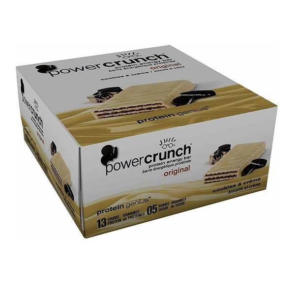 [해외직구]Power Crunch Protein Energy Bar Cookies Cr?me 파워 크런치 프로틴 에너지 바 쿠키 ...